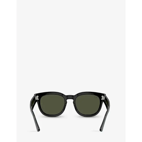 Ray-ban Mega Hawkeye Square-frame Sunglasses - Black