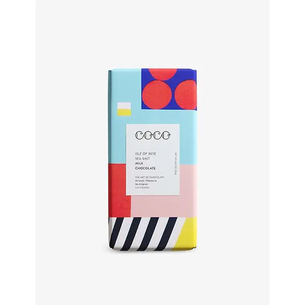 COCO CHOCOLATIER Isle Of Sky 40% Sea Salted Milk Chocolate Bar 80g - One-color
