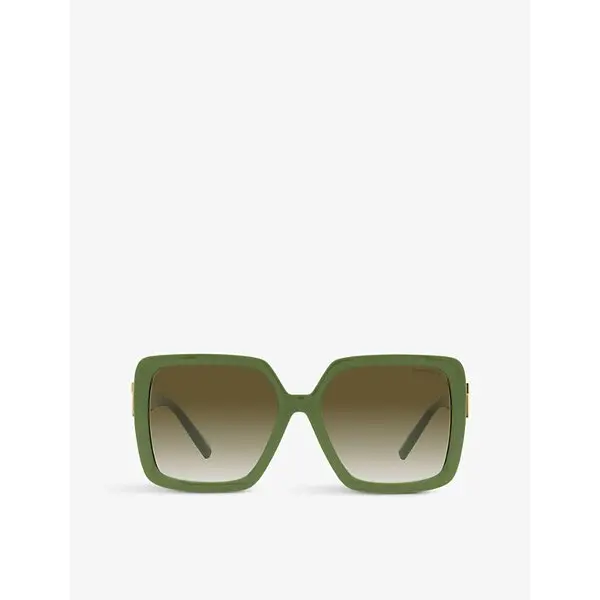 Tiffany & Co. Tf4206u Square-frame Sunglasses - Green