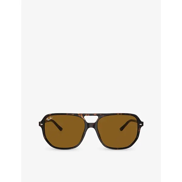 Ray-ban Irregular-frame Acetate Sunglasses - Brown