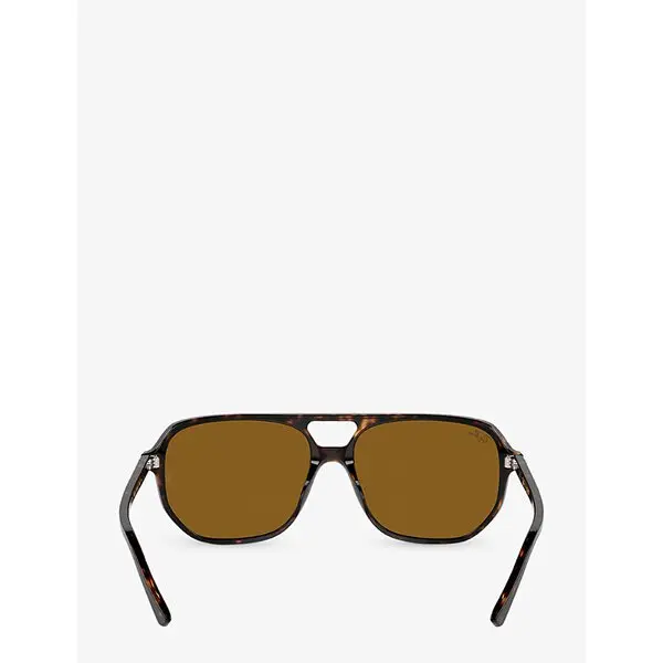 Ray-ban Irregular-frame Acetate Sunglasses - Brown