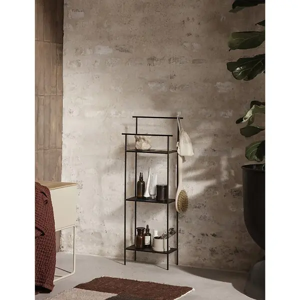 FERM LIVING Dora Stainless-steel Shelving Unit 79.2cm