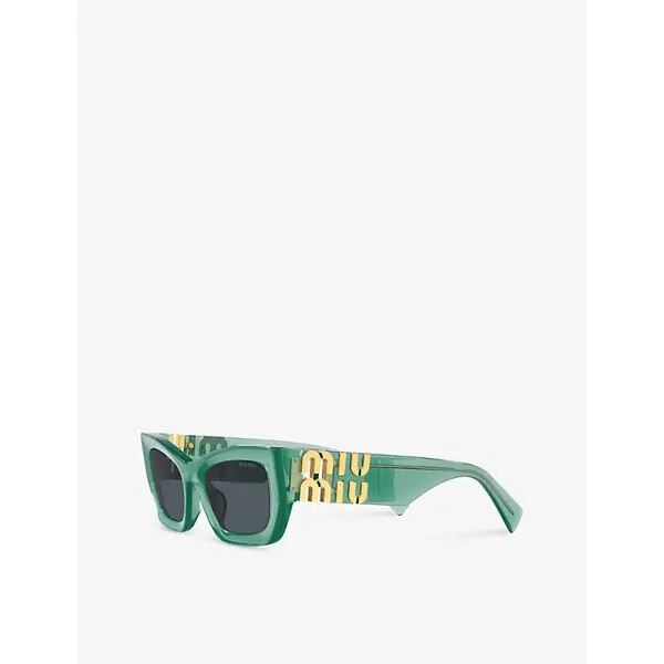 Miu Miu Rectangle-frame Sunglasses
