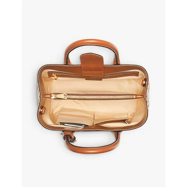 ASPINAL OF LONDON Midi London Tote Leather Tote Bag - Tan
