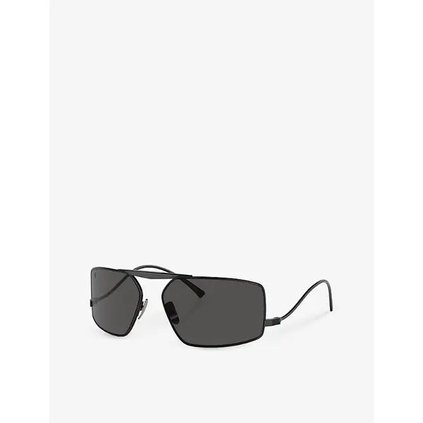 FERRARI Fh1008 Irregular-frame Sunglasses - Black
