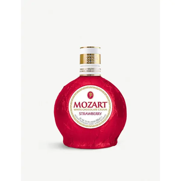 MOZART White Chocolate Cream Strawberry Liqueur 500ml - One-color