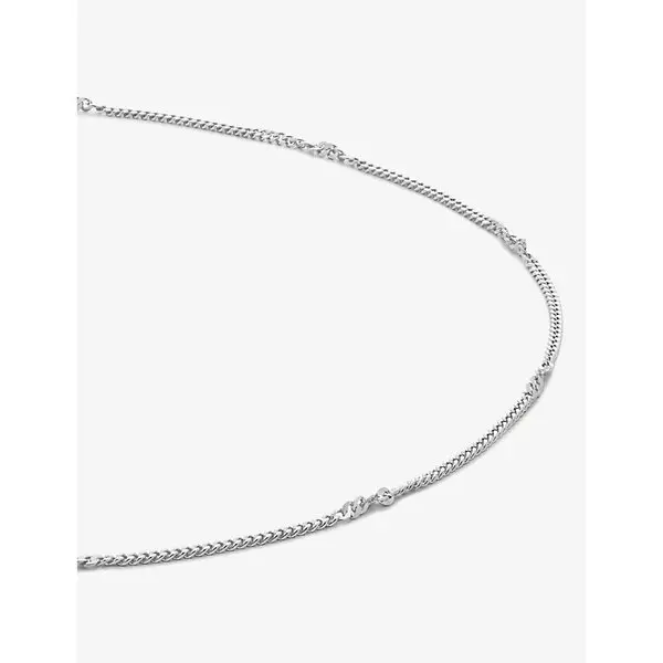Monica Vinader Curb Twist Choker Necklace