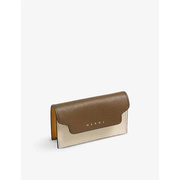 Marni Logo-print Leather Wallet
