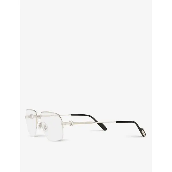 CARTIER Première De Rectangular-frame Metal Glasses