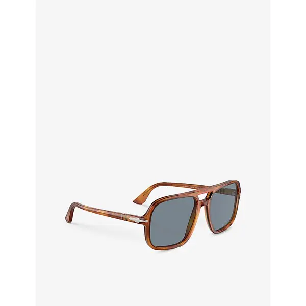 Persol Po3328s Pilot-frame Sunglasses - Brown