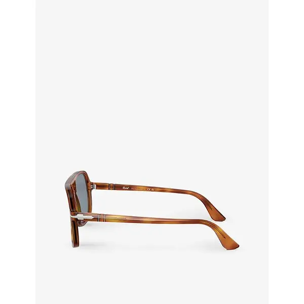Persol Po3328s Pilot-frame Sunglasses - Brown