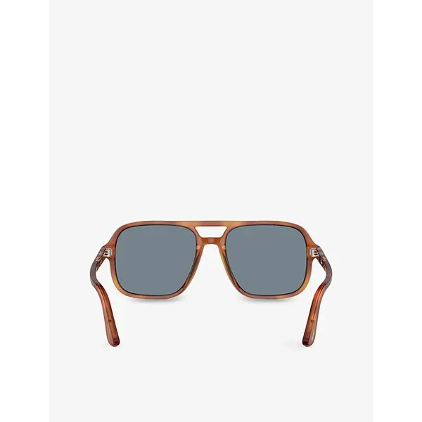 Persol Po3328s Pilot-frame Sunglasses - Brown