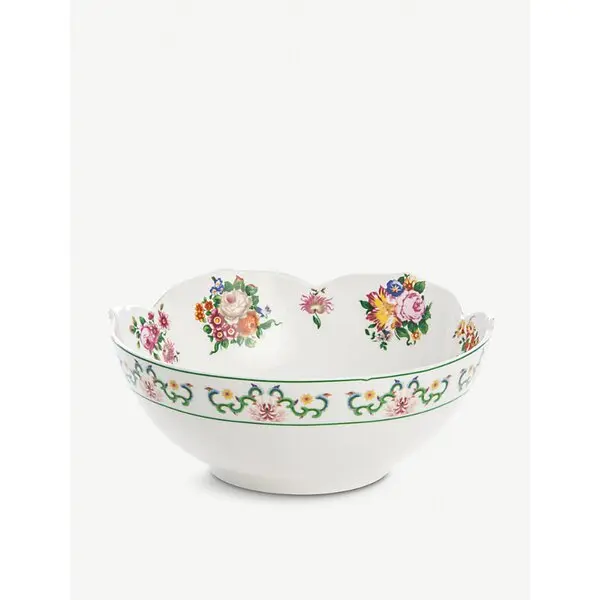 SELETTI Hybrid Zaira Bone China Porcelain Salad Bowl - One-color