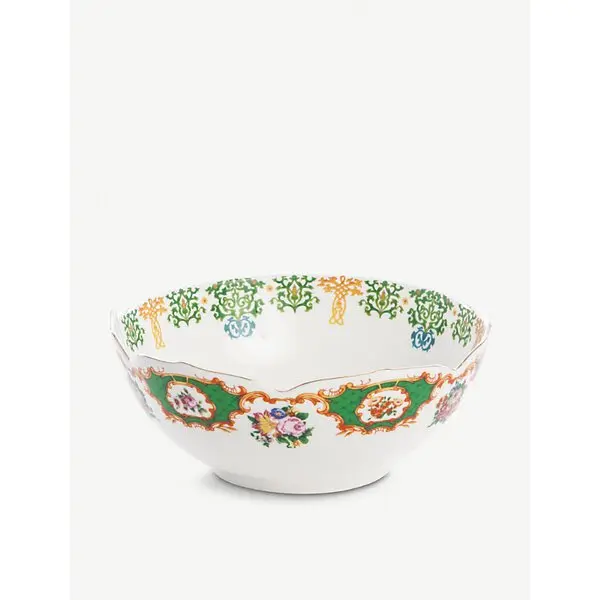 SELETTI Hybrid Zaira Bone China Porcelain Salad Bowl - One-color
