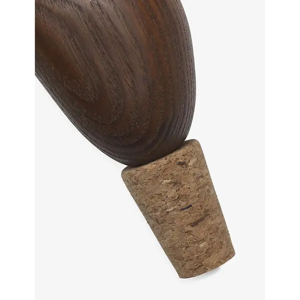 FERM LIVING Cairn Wooden Wine Stoppers Set Of Two - Brown