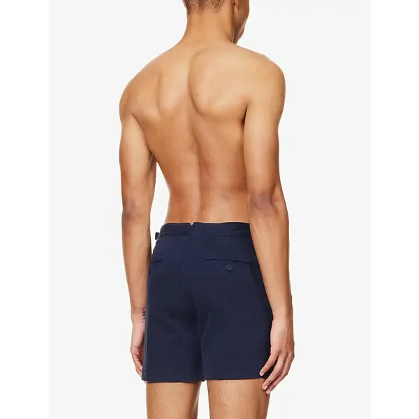 Orlebar Brown Bulldog Stretch-cotton Swim Shorts - Dark Navy