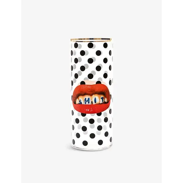 SELETTI Wears Toiletpaper Sh*t Pois Cylindrical Glass Vase 50cm - One-color