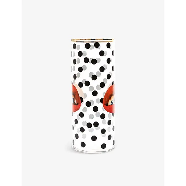 SELETTI Wears Toiletpaper Sh*t Pois Cylindrical Glass Vase 50cm - One-color