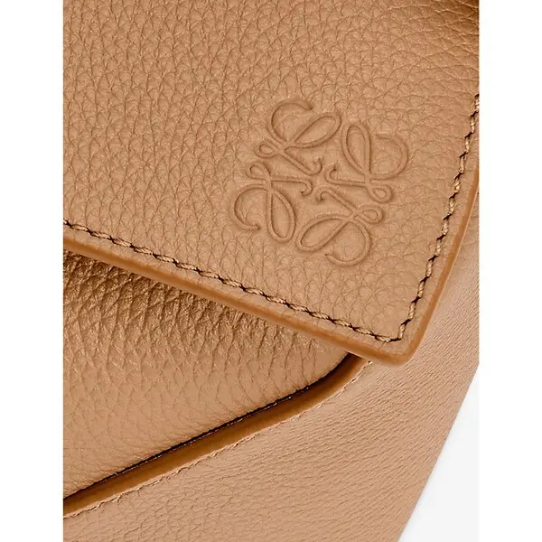 Loewe Puzzle Small Leather Shoulder Bag - Toffee