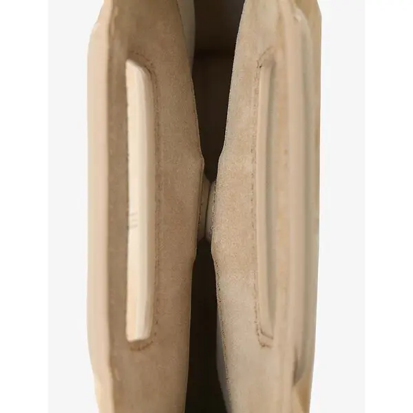 Maje Fringed-trim Suede Shoulder Bag - Cappucino