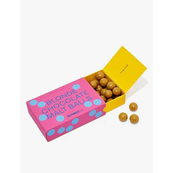 SELFRIDGES SELECTION Blonde Chocolate Malt Balls 150g - One-color