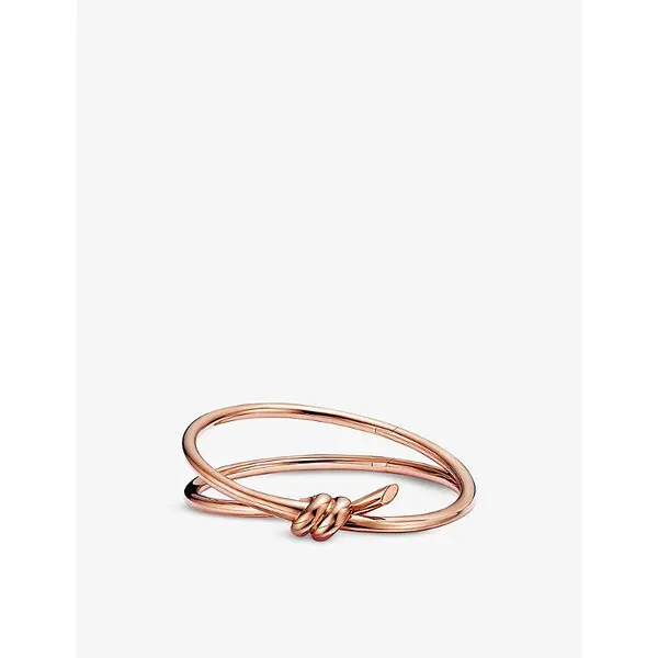 Tiffany & Co. Knot Double Row Hinged Bangle