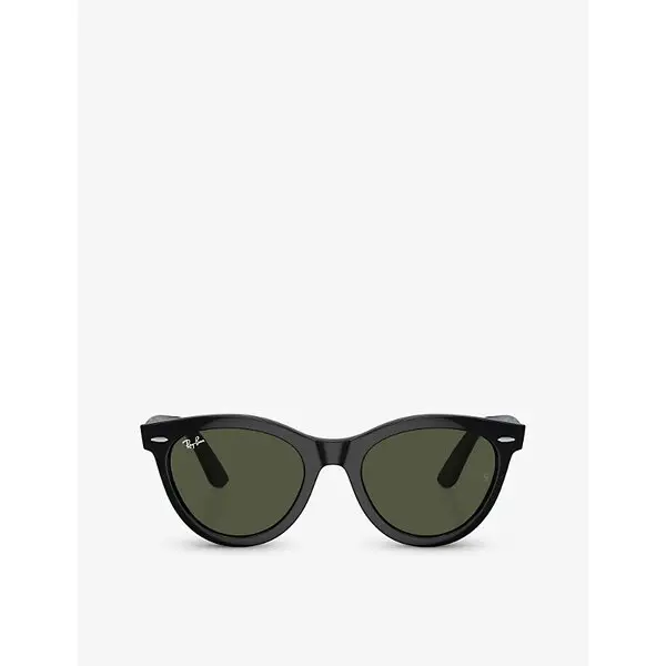 Ray-ban Round Frame Sunglasses - Black