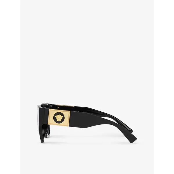 Versace Ve4437u Pillow-frame Sunglasses - Black