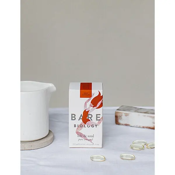 BARE BIOLOGY Life & Soul Omega-3 Capsules 60 Supplements