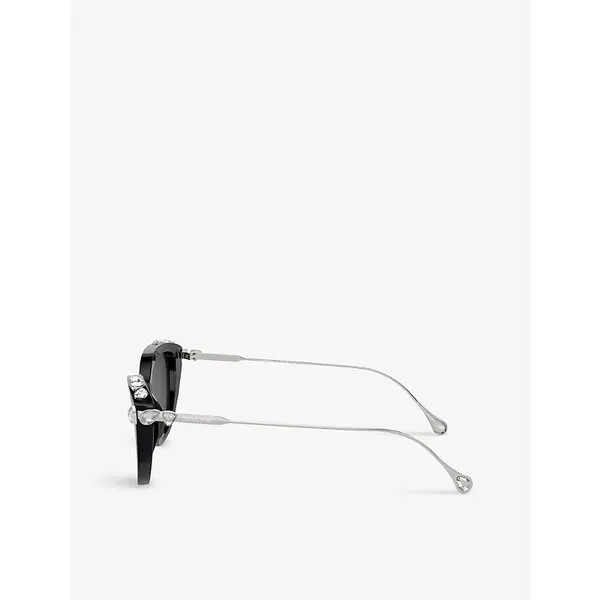 SWAROVSKI Sk6010 Cat-eye Sunglasses - Black