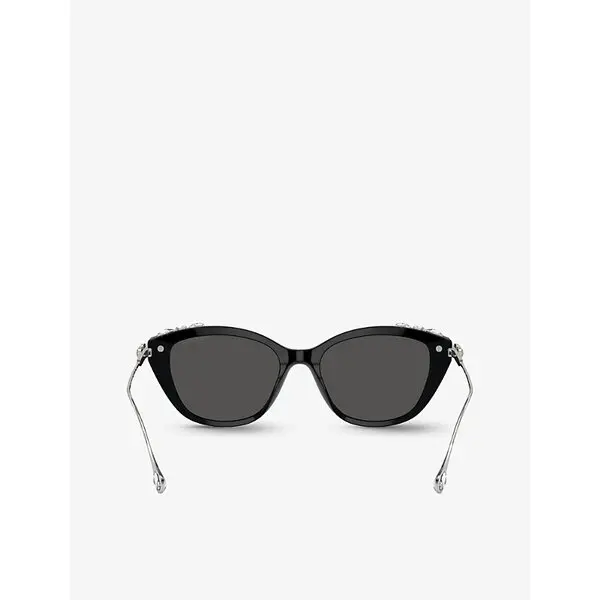 SWAROVSKI Sk6010 Cat-eye Sunglasses - Black