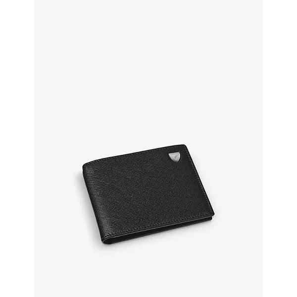ASPINAL OF LONDON Billfold Logo-embellished Leather Wallet
