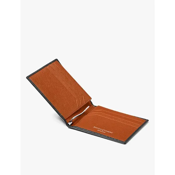 ASPINAL OF LONDON Billfold Logo-embellished Leather Wallet