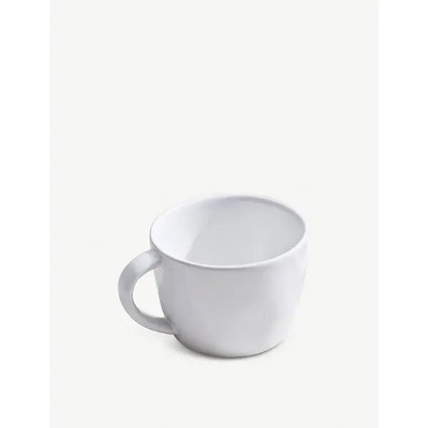 THE WHITE COMPANY Portobello Stoneware Mug 7.7cm - White