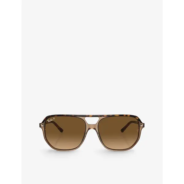Ray-ban Rectangle-frame Sunglasses - Gold