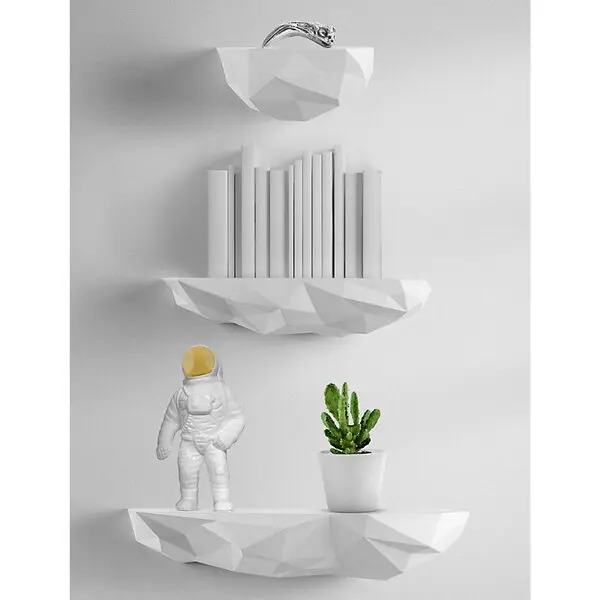 SELETTI Space Rocks Medium Resin Shelf 37.7cm
