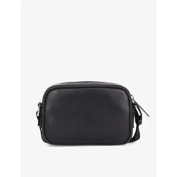 The Kooples Branded-strap Leather Crossbody Bag