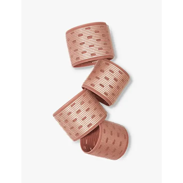 KITSCH Xl Thermal Hair Rollers Pack Of Four - Terracotta