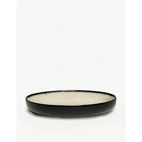 SERAX Ann Demeulemeester X Dé Variation D Porcelain Deep Plate 24cm - One-color