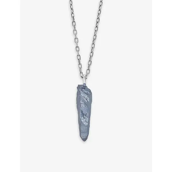 LA MAISON COUTURE X The Rock Hound Wand Pendant Necklace - Grey
