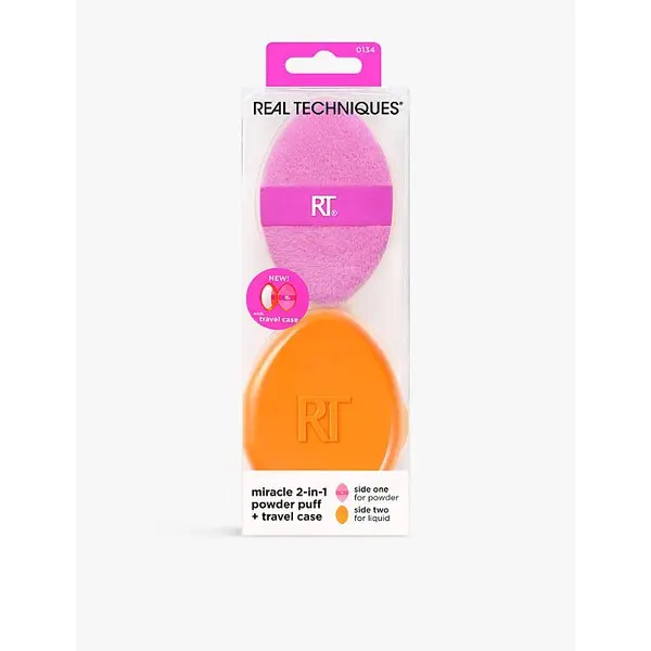 REAL TECHNIQUES Miracle 2-in-1 Powder Puff And Travel Case - One-color