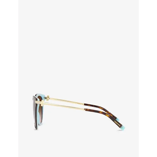 Tiffany & Co. Tf4193b Pillow-frame Sunglasses - Brown