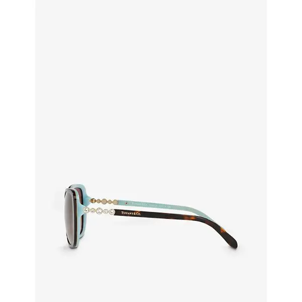 Tiffany & Co. Square-frame Acetate Sunglasses - Blue