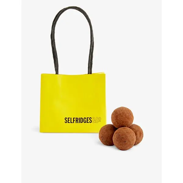 SELFRIDGES SELECTION Mini Shopper Salted Caramel Truffles Pack Of Four - One-color