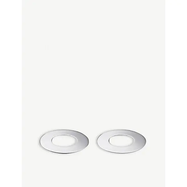 Christofle Oh! Stainless Steel Coasters 9.3 Cm - None