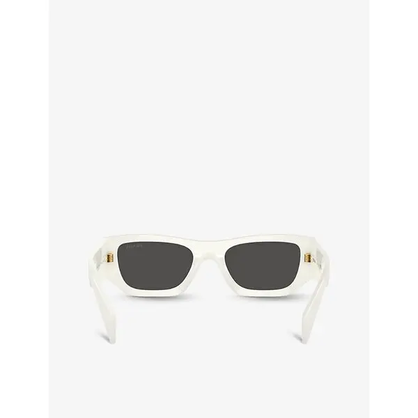 Prada Pr A01s Pillow-shaped Sunglasses - White