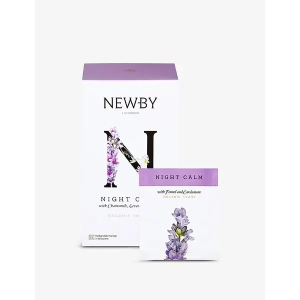 NEWBY TEAS Night Calm Teabags Box Of 25 37.5g - One-color