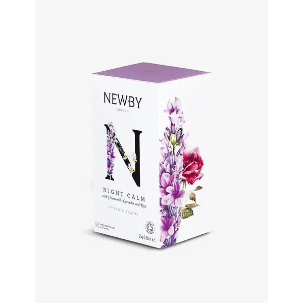 NEWBY TEAS Night Calm Teabags Box Of 25 37.5g