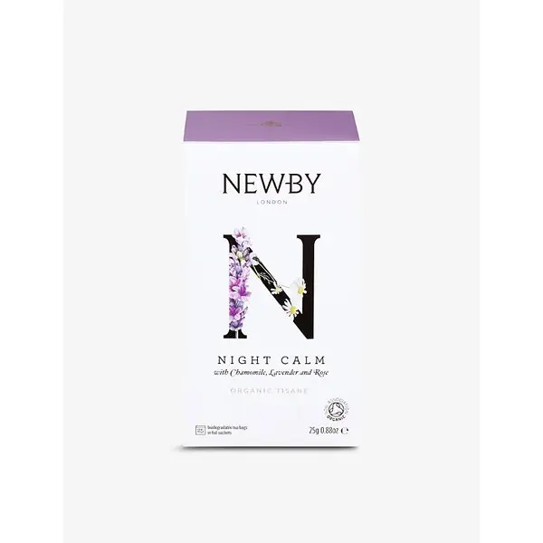 NEWBY TEAS Night Calm Teabags Box Of 25 37.5g