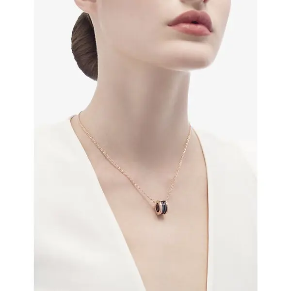 BVLGARI B.zero1 Pendant Necklace - Pink
